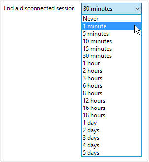 Automatically force log off and terminate disconnected RDP sessions to free up system resources ...